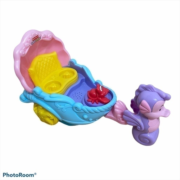 Disney | Toys | Little People Little Mermaid Ariel Carriage Disney ...